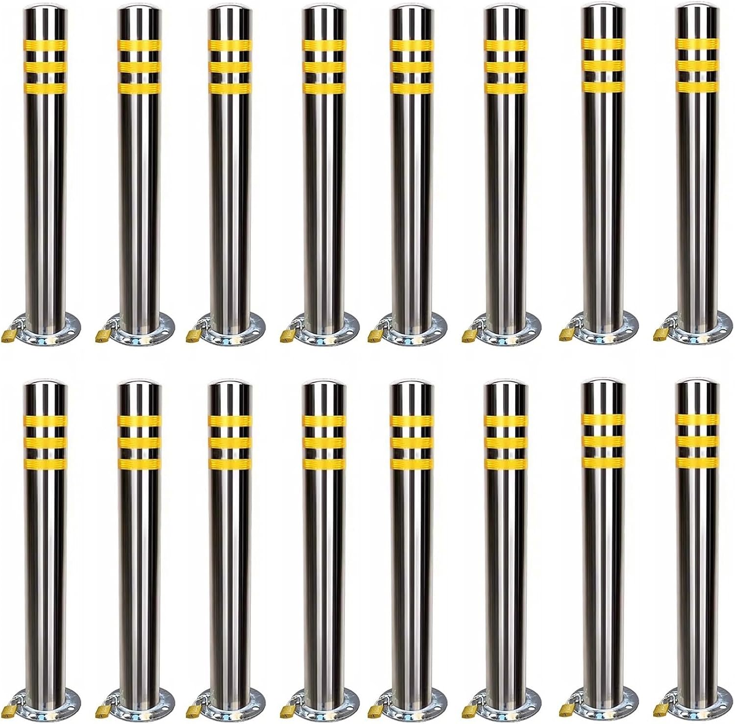 Parking Barrier Post, Road Crowd Control for Garage Construction Lot ...