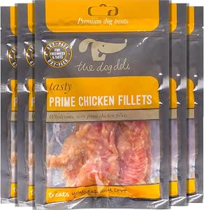Petface The Dog Deli Prime Chicken Fillets Dog Treats, 100 g (Pack of 5 ...