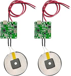 Amazon.com: 2Pcs 20W Max QI Fast Wireless Charger PCBA, DIY Wireless ...
