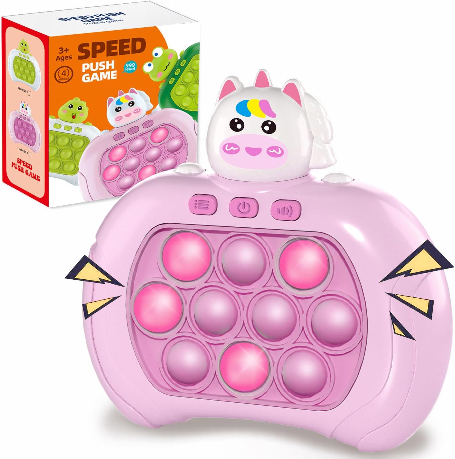 Push Toy Pop Bubble Fidget Sensory Toys Push It Pop Fidget Toys Rainbow ...