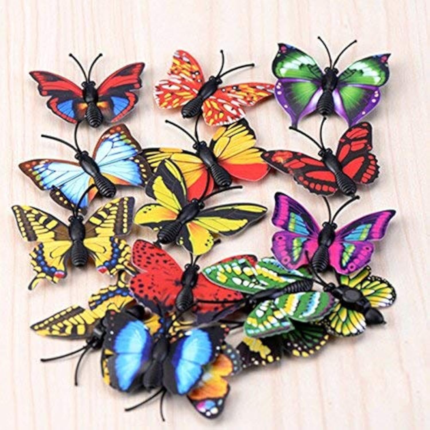 Amazon.com: DatingDay 80Pcs Miniature Fairy Garden Butterfly for ...