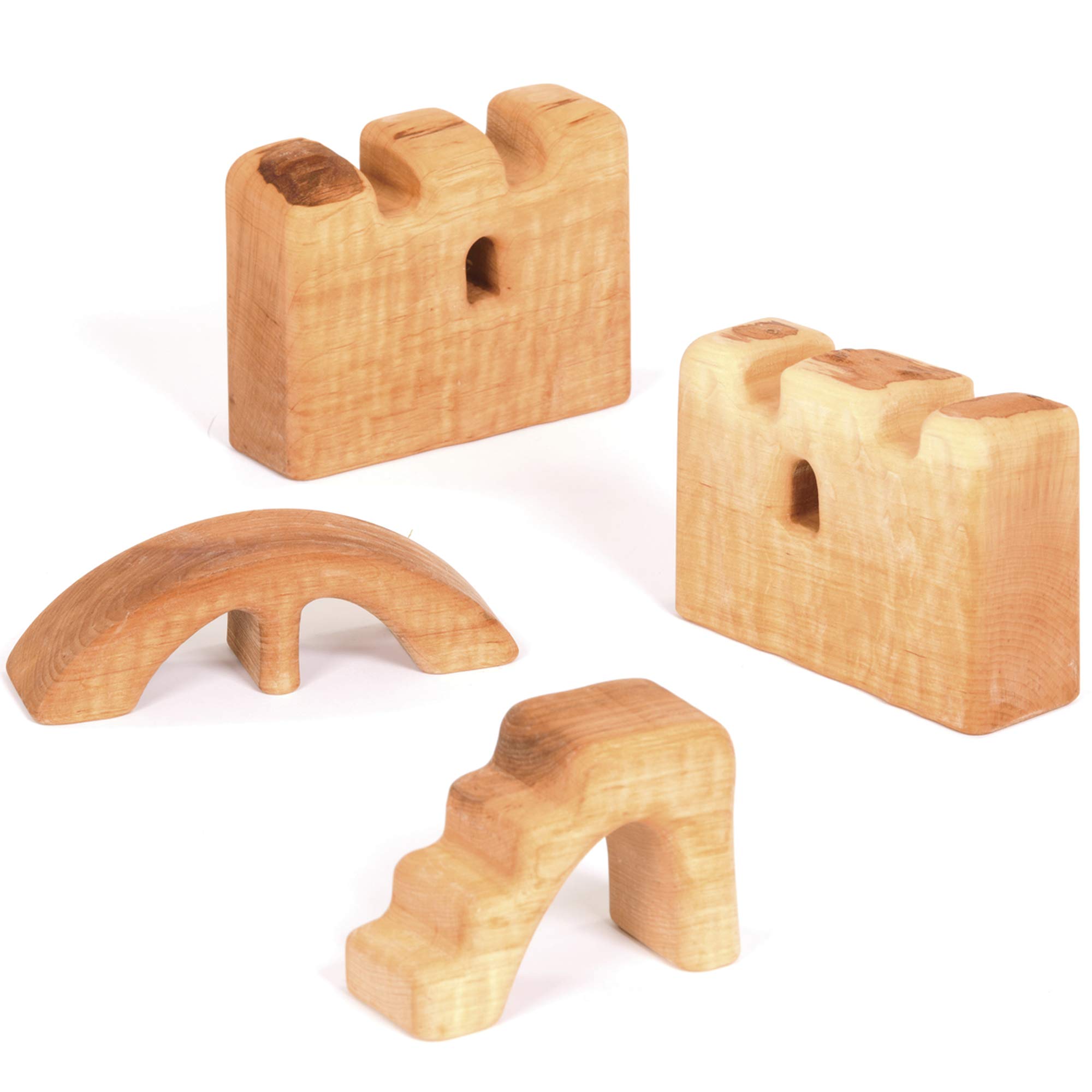Buy Set Of 4 Fantasy Blocks In Different Shapes & Sizes. Natural Unique ...