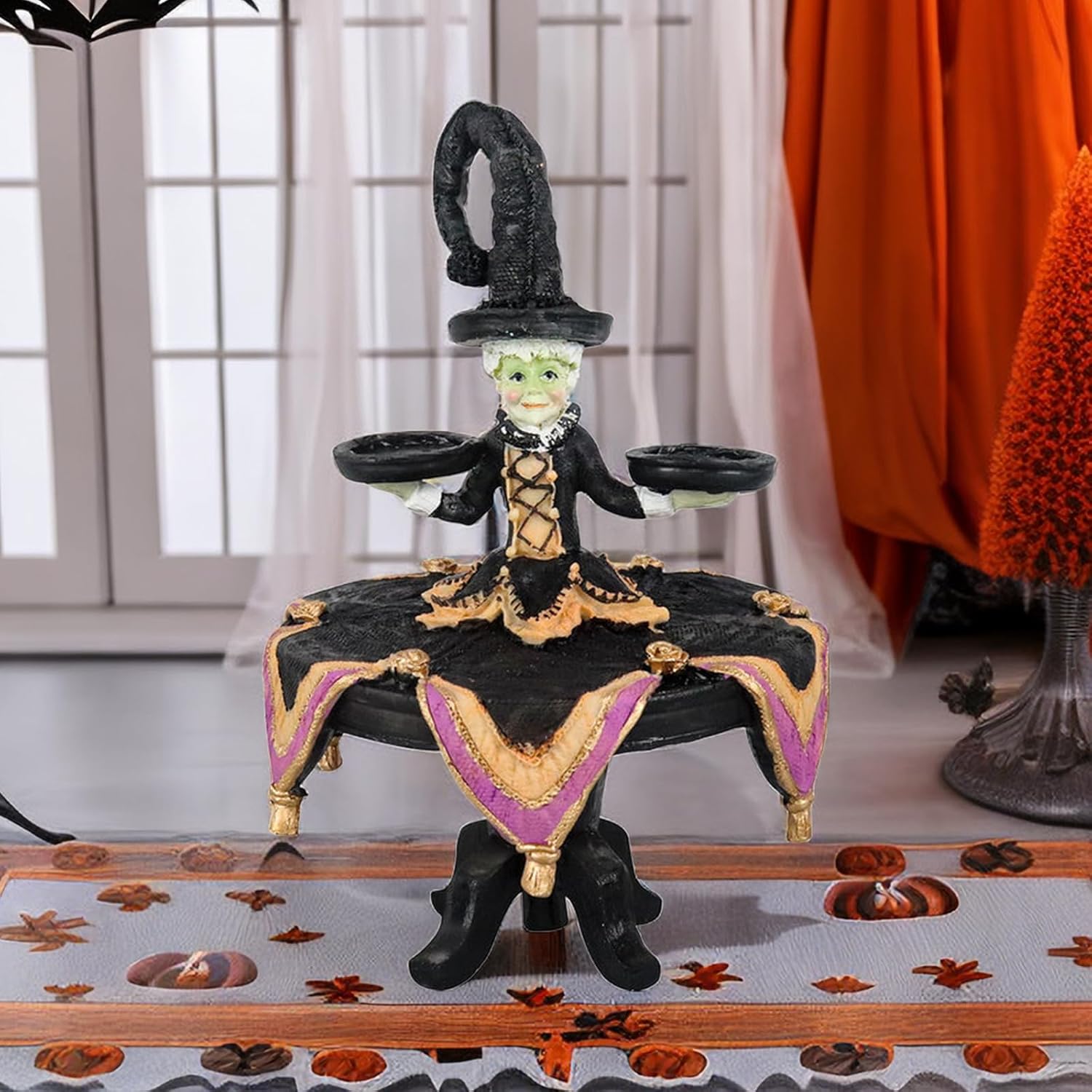 Amazon.com | NEWLIA Retro Witches Candy Bowl Craft Trays Halloween ...