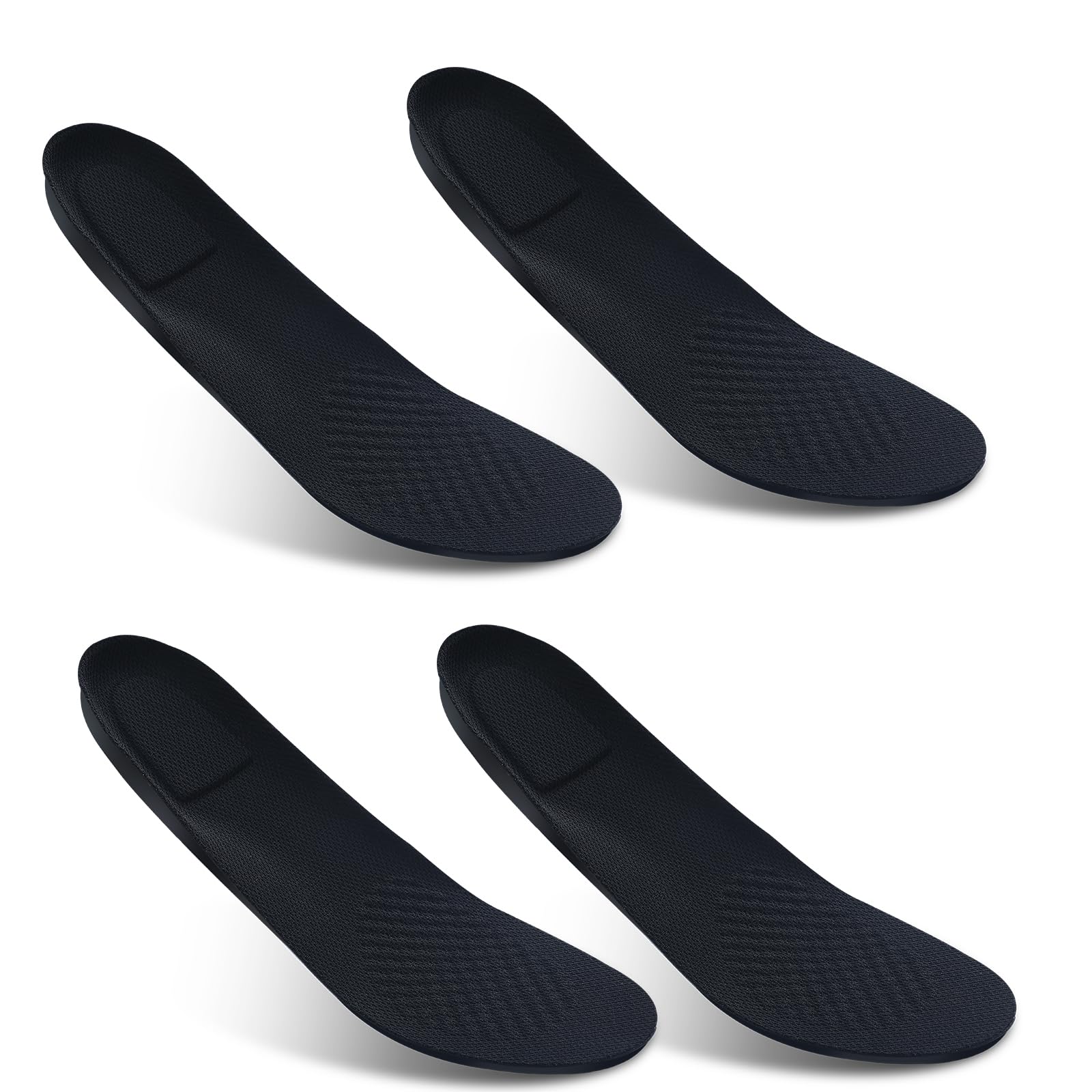 Amazon.com: Geyoga 0.4 Inch 4 Pcs Left Full Length Insoles Balancer Leg ...
