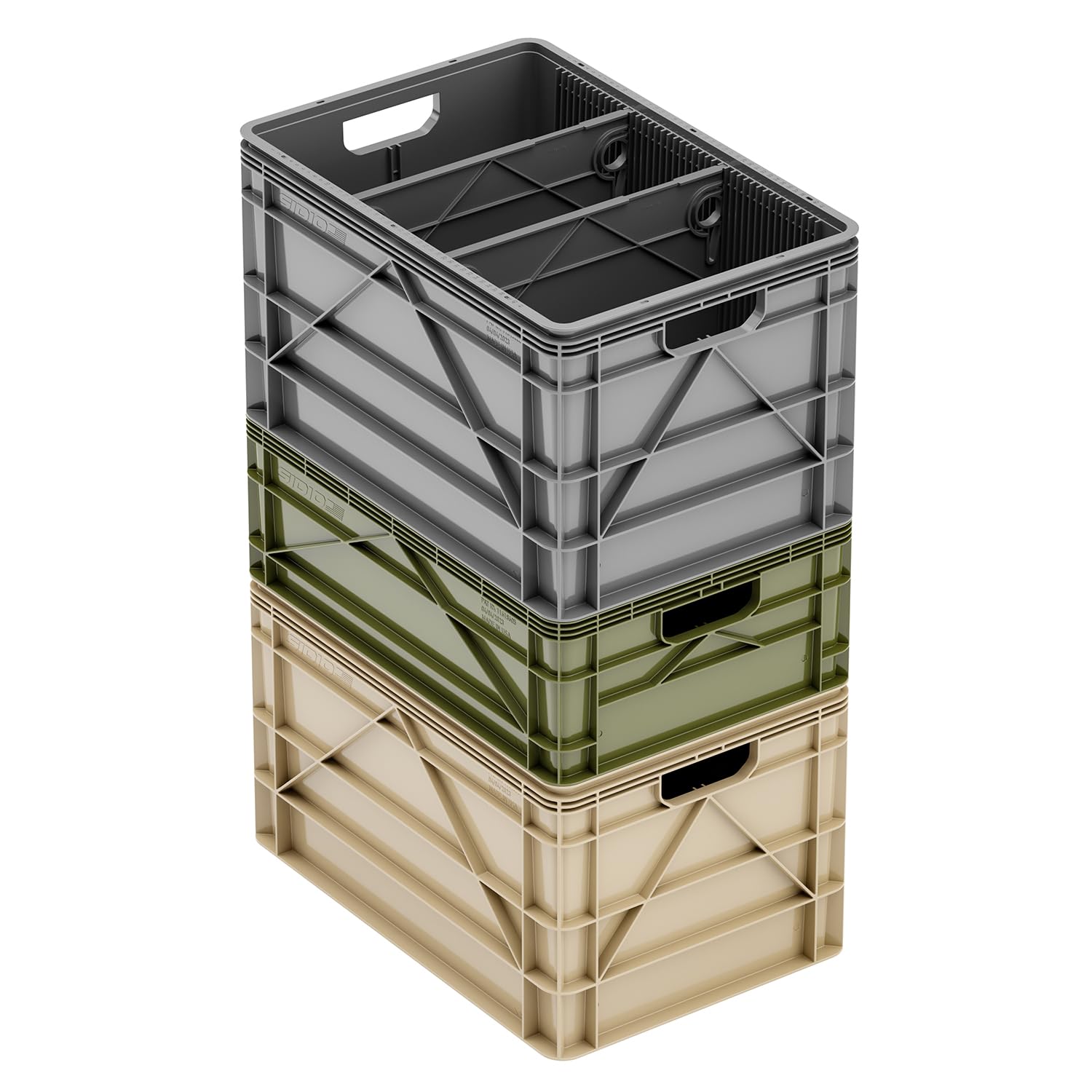 Amazon.com - SIDIO Crate Basic Pack - 2 Full-Size & 1 Half-Size Heavy ...