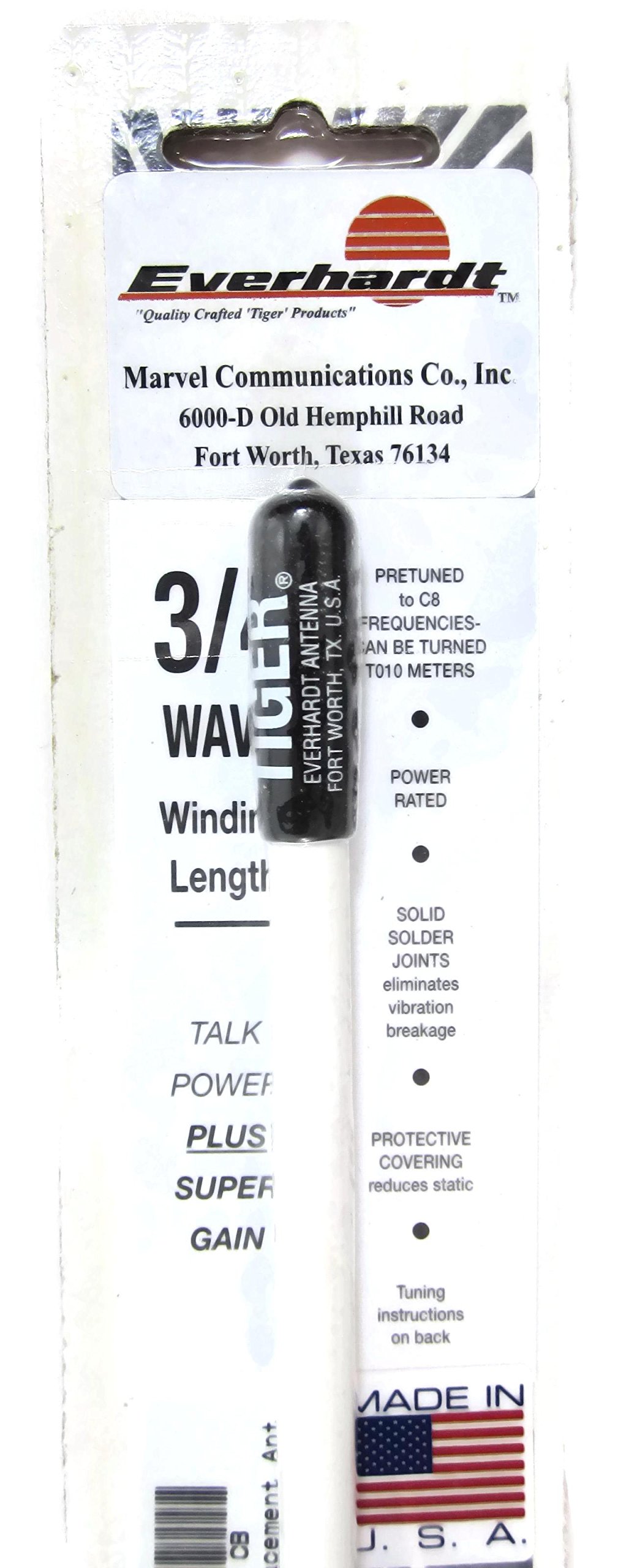 Lot of 2 Everhardt TSM2-W 3/4 Wave 2 ft Fiberglass â€œSuper Flexâ€ CB ...