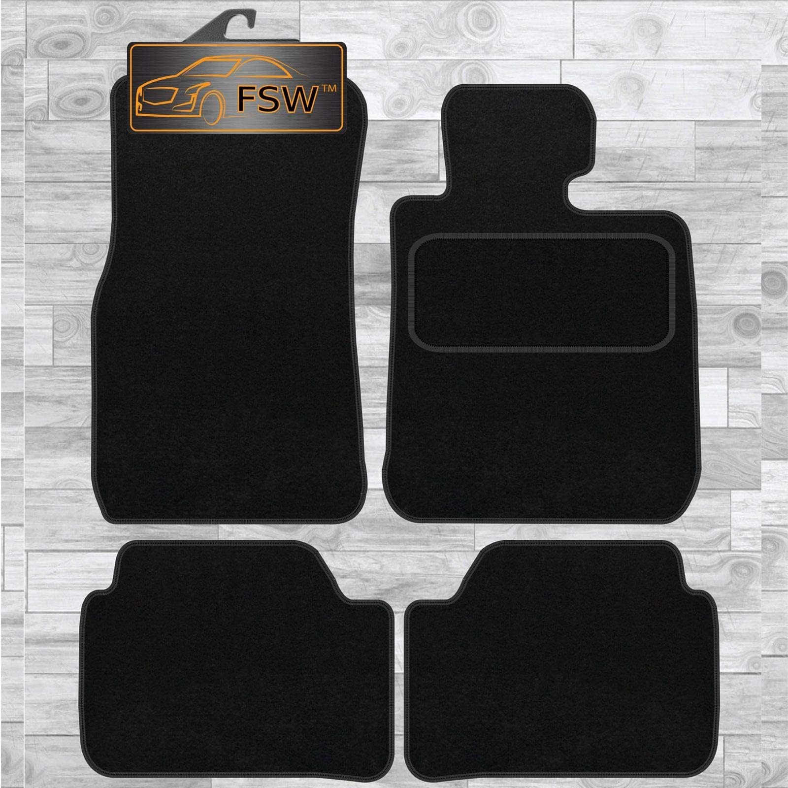 FSW - Tailored Mats - Fits BMW 1 Series 2011-2019 HATCH (F20)- Black ...
