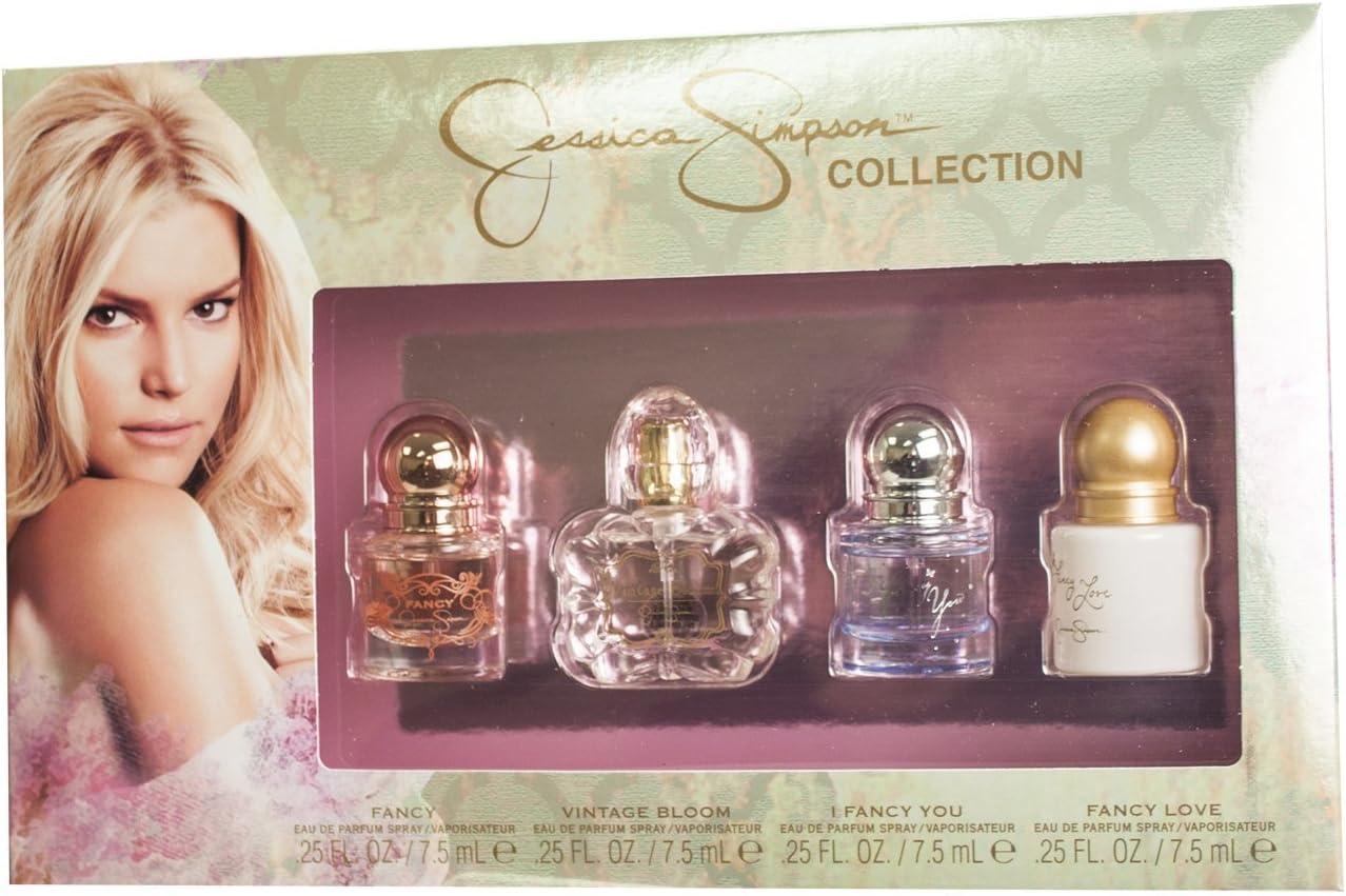 Amazon.com : JESSICA SIMPSON 4 Piece Eau de Parfum Spray Coffret Set ...