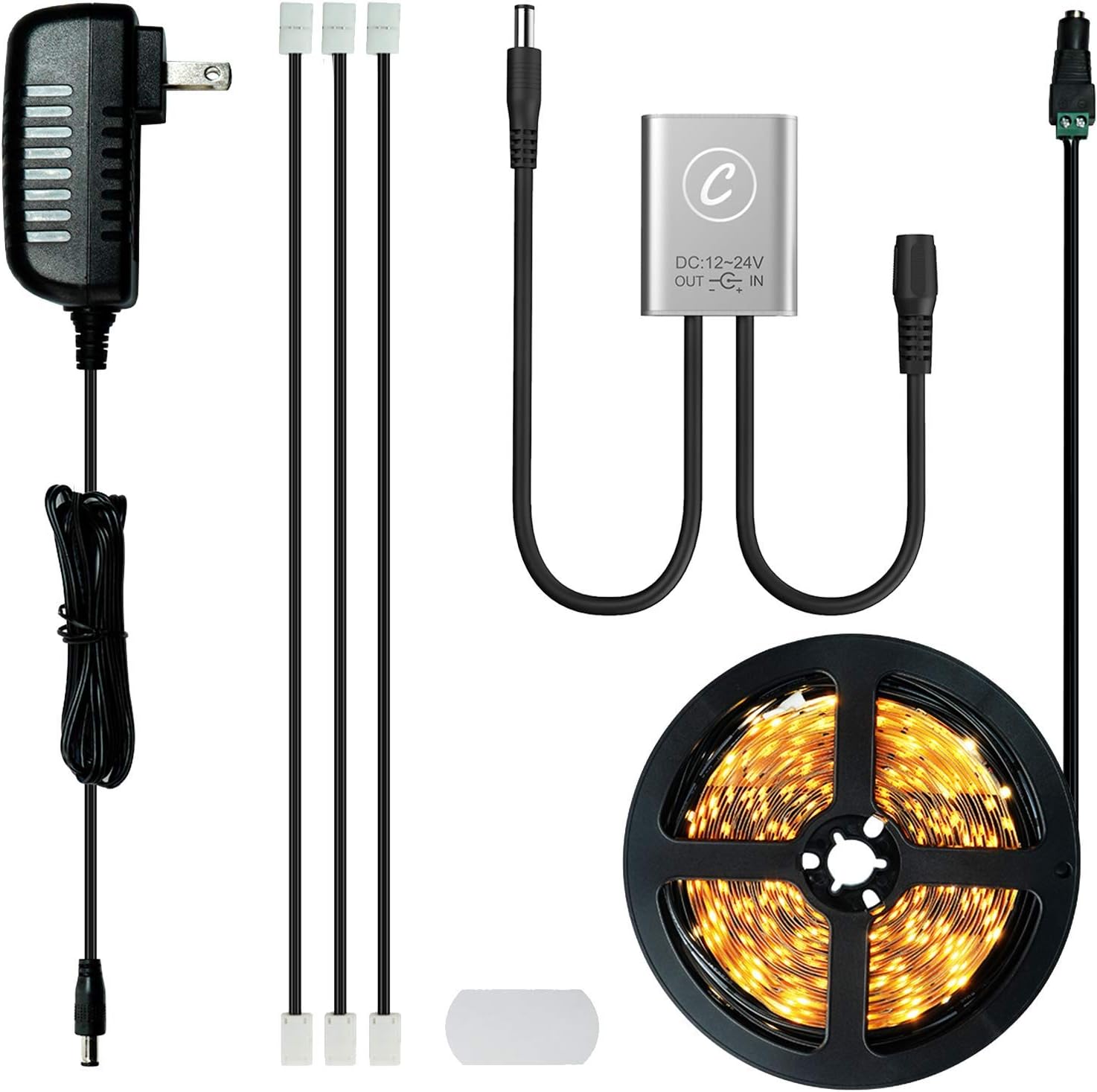 Amazon.com: SENSKY Cabinet Lighting Kit Flexible LED Strip Lights Kit ...