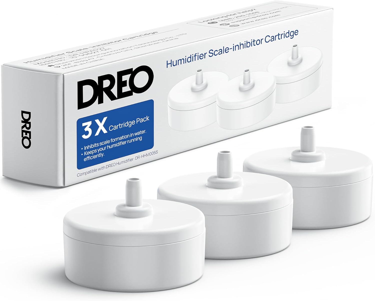 Amazon.com: Dreo Scale-Inhibitor Cartridge 3-Pack for Humidifiers ...