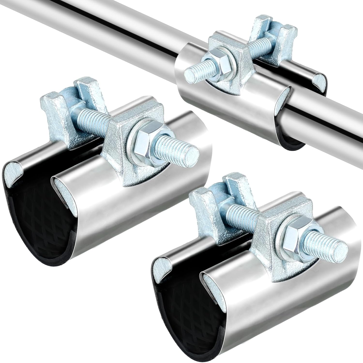 Tandefio 2 Pcs IPS Pipe Repair Clamp 304 Stainless Steel Pipe Clamp ...