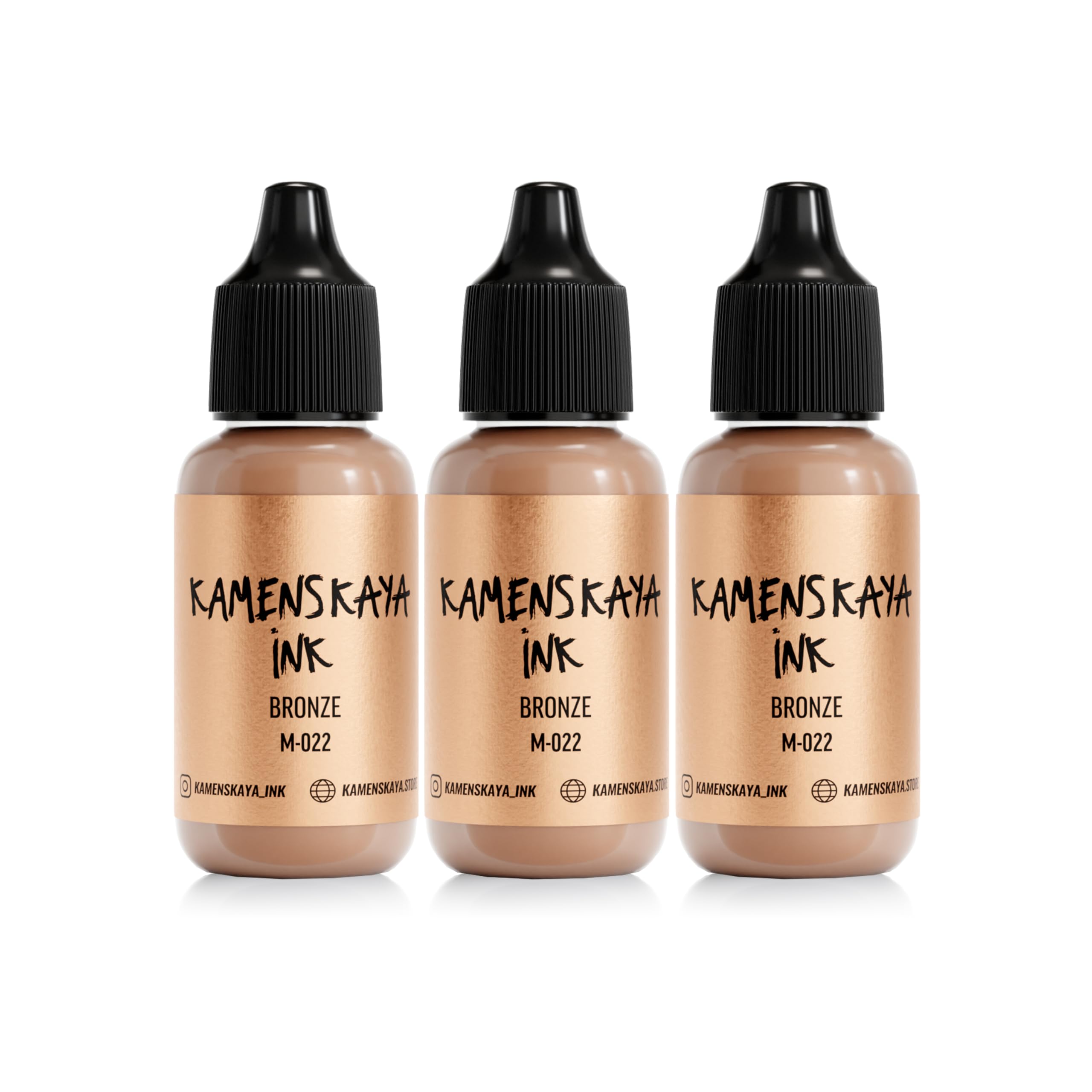 Amazon.com : KAMENSKAYA Metallic Alcohol Ink Set: Bronze Alcohol Ink, 3 ...