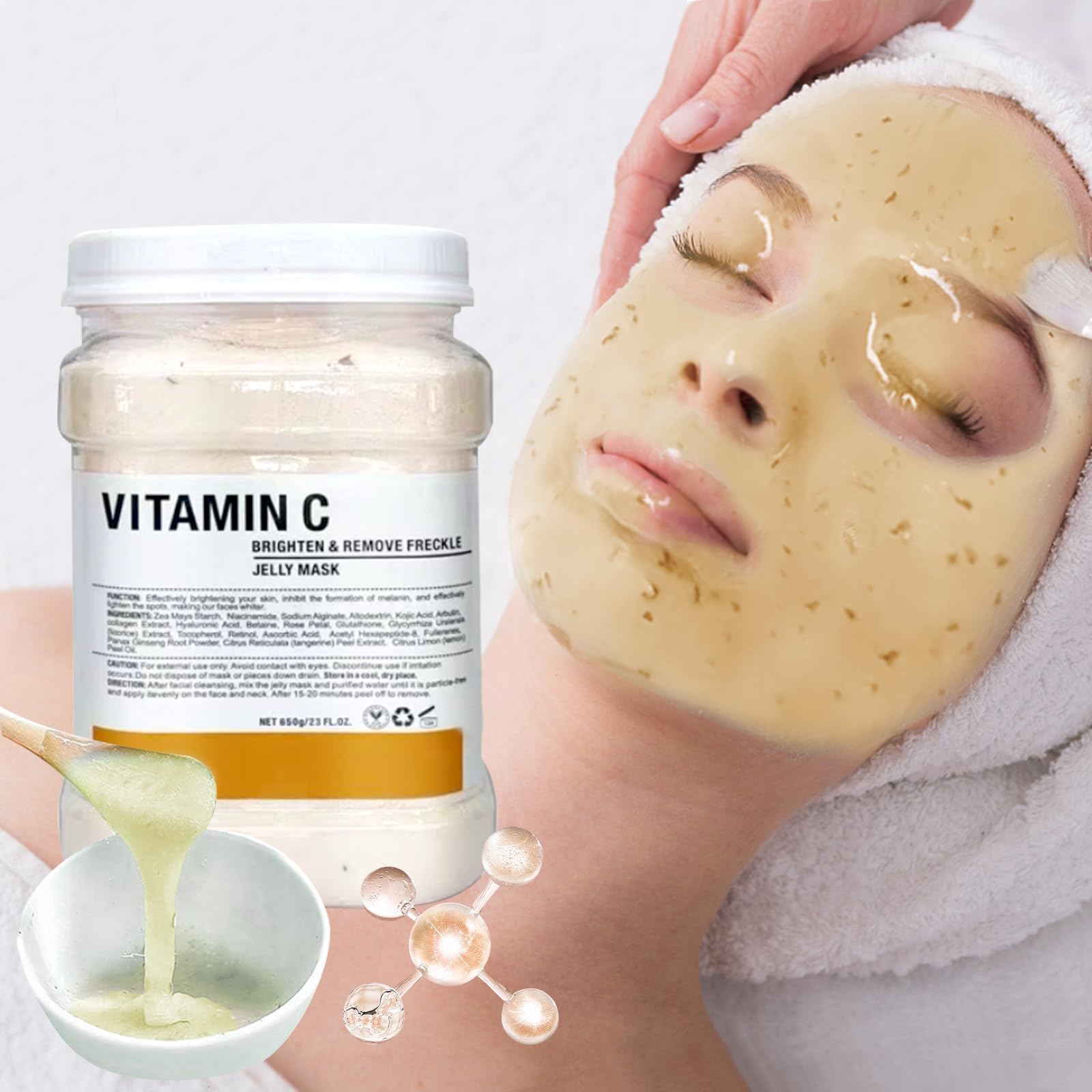 Amazon.com : Fokiabin Jelly Mask for Facials Professional Natural Gel ...