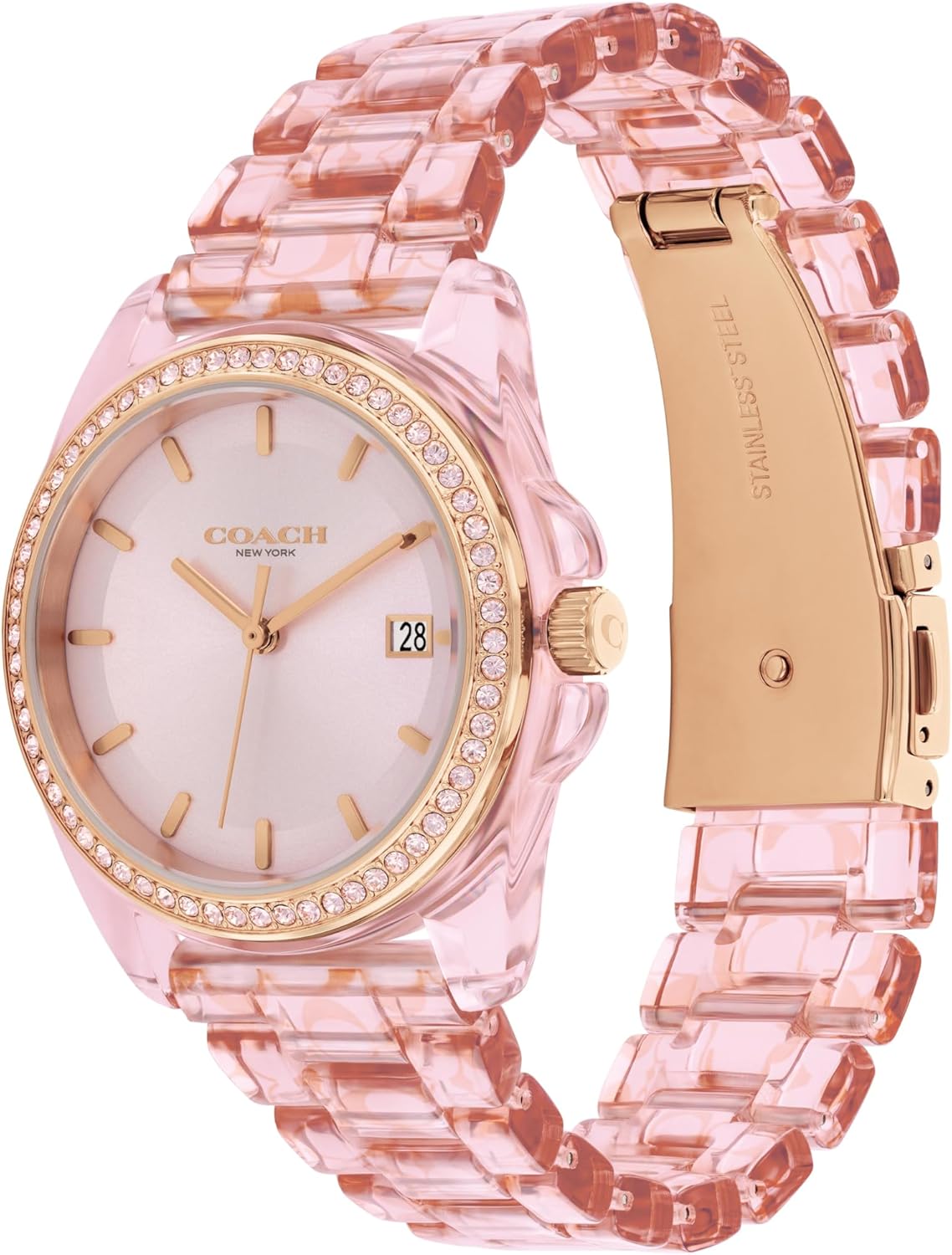 Coach Greyson Women's Watch - 3H Dial with Signature C Link Bracelet ...