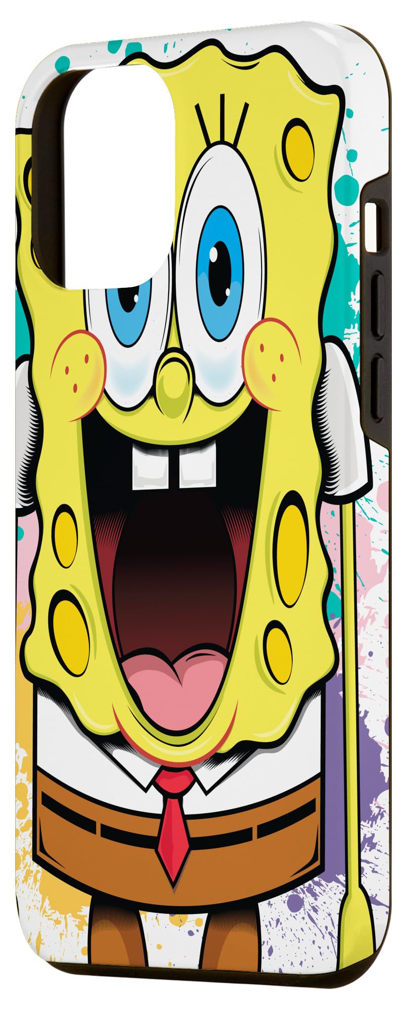 Snapklik.com : Paint Splatter Spongebob Squarepants Case For iPhone 12 ...