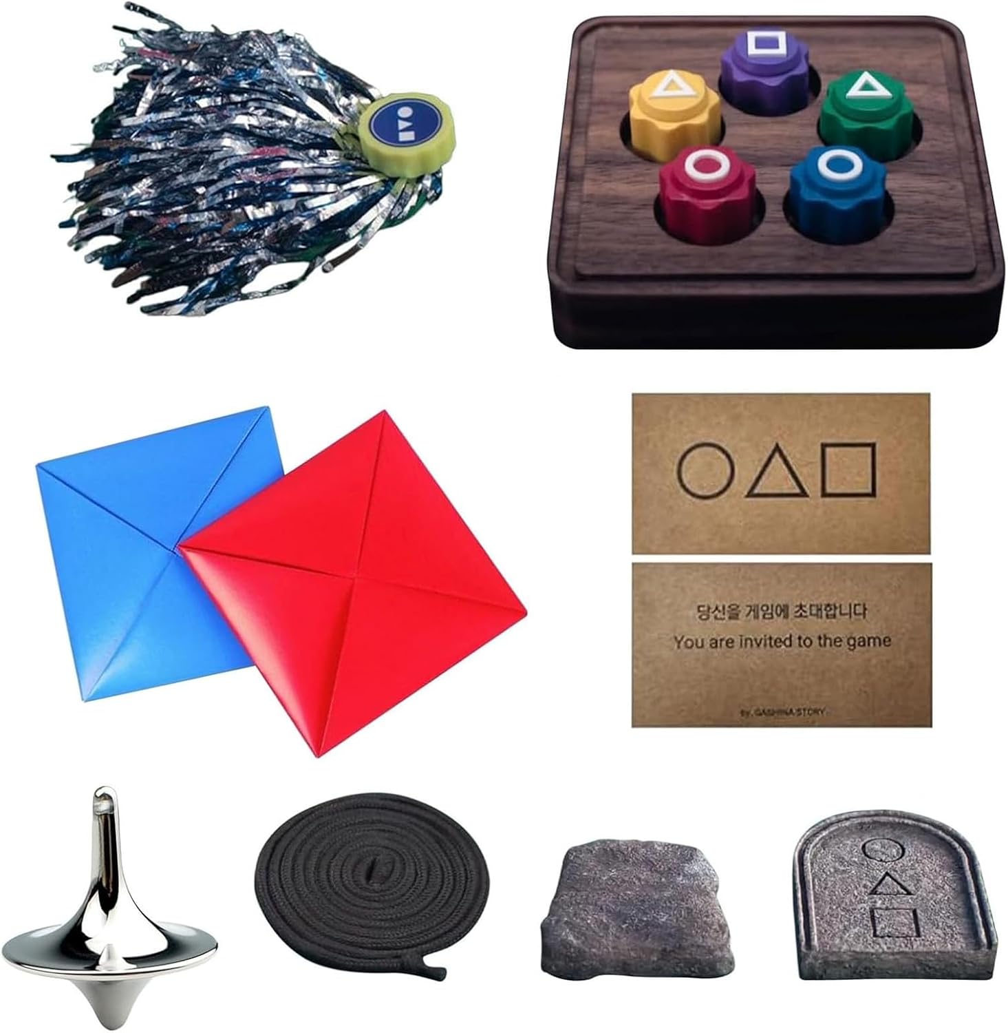 Amazon.com: Gonggi Korean Game, Korean Folk Traditional Gong gi Stones ...