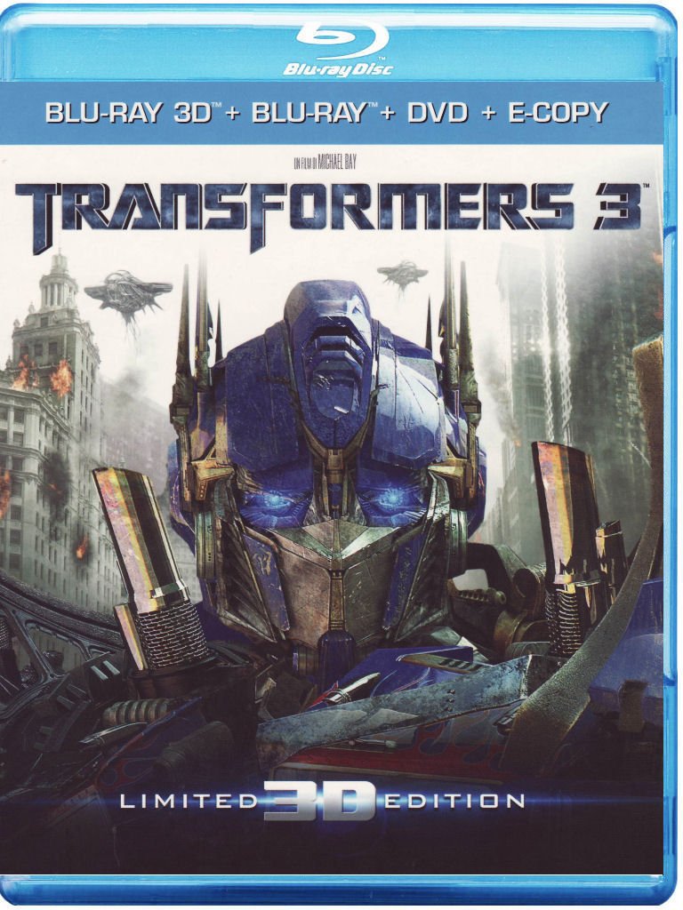 Transformers 3 (3D+2D+DVD) (limited edition) [Blu-ray] [IT Import ...