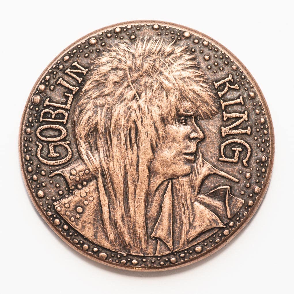 Amazon.com: Labyrinth Goblin King Jareth Copper Coin : Office Products
