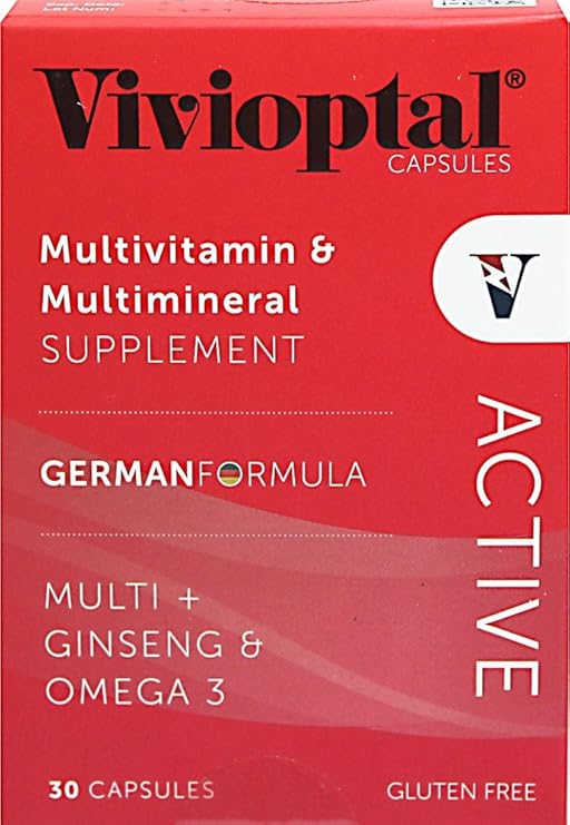 Amazon.com: Vivioptal Active 30 Softgels - Multivitamin & Multimineral ...