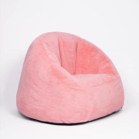 Amazon.com: Flash Furniture Small Light Pink Dot Bean Bag Chair for ...