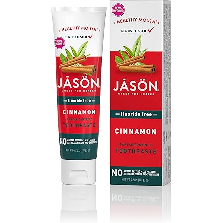 Amazon.com : Jason Natural Healthy Mouth Toothpaste, 4.2 oz : Health ...