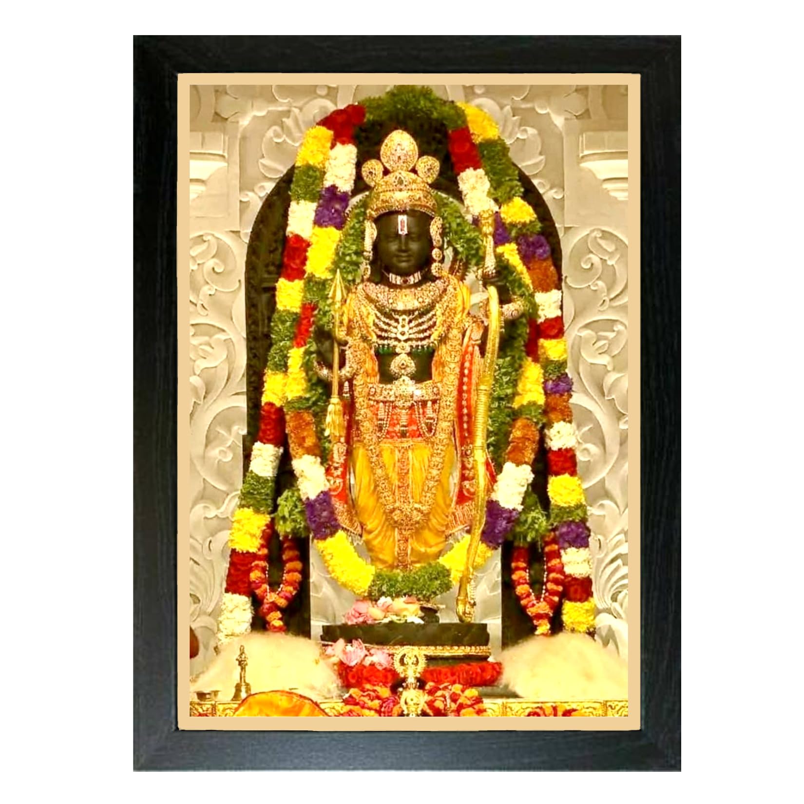LORD RAM PHOTO FRAME | AYODHYA TEMPLE BHAGWAN RAMCHANDRA PICTURE ...