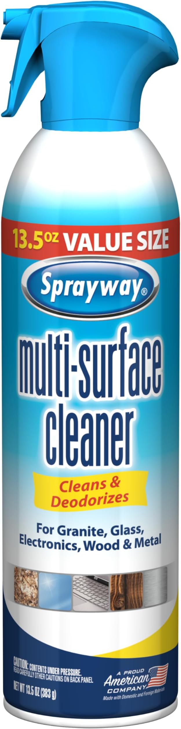 Amazon.com: Sprayway Granite & Marble Cleaner Aerosol Spray 19oz, Pack ...