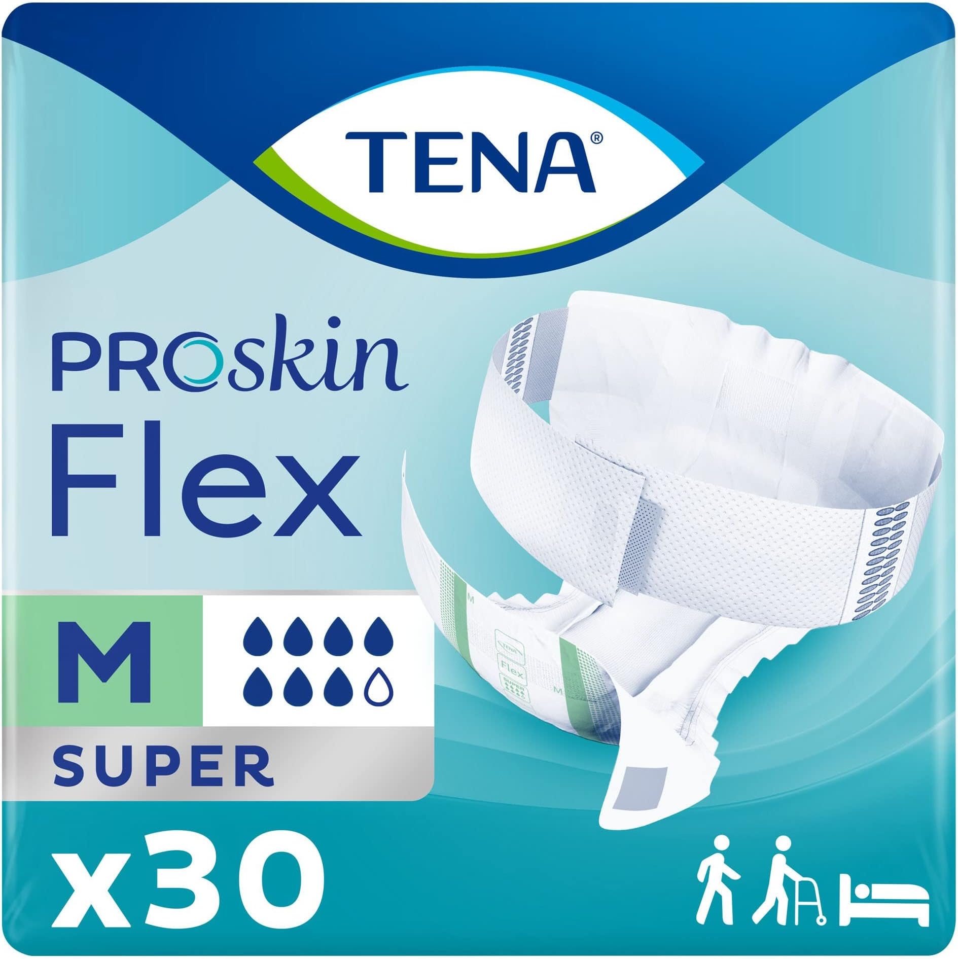 Amazon.com: TENA ProSkin Flex Super Belted Undergarment, Incontinence ...