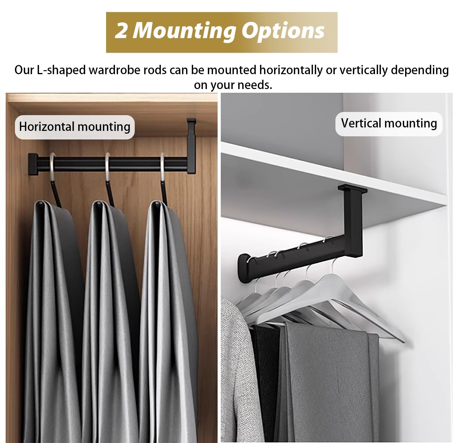 Vertical Closet Pole Support My New Closet + Tips For Keeping Clothes,