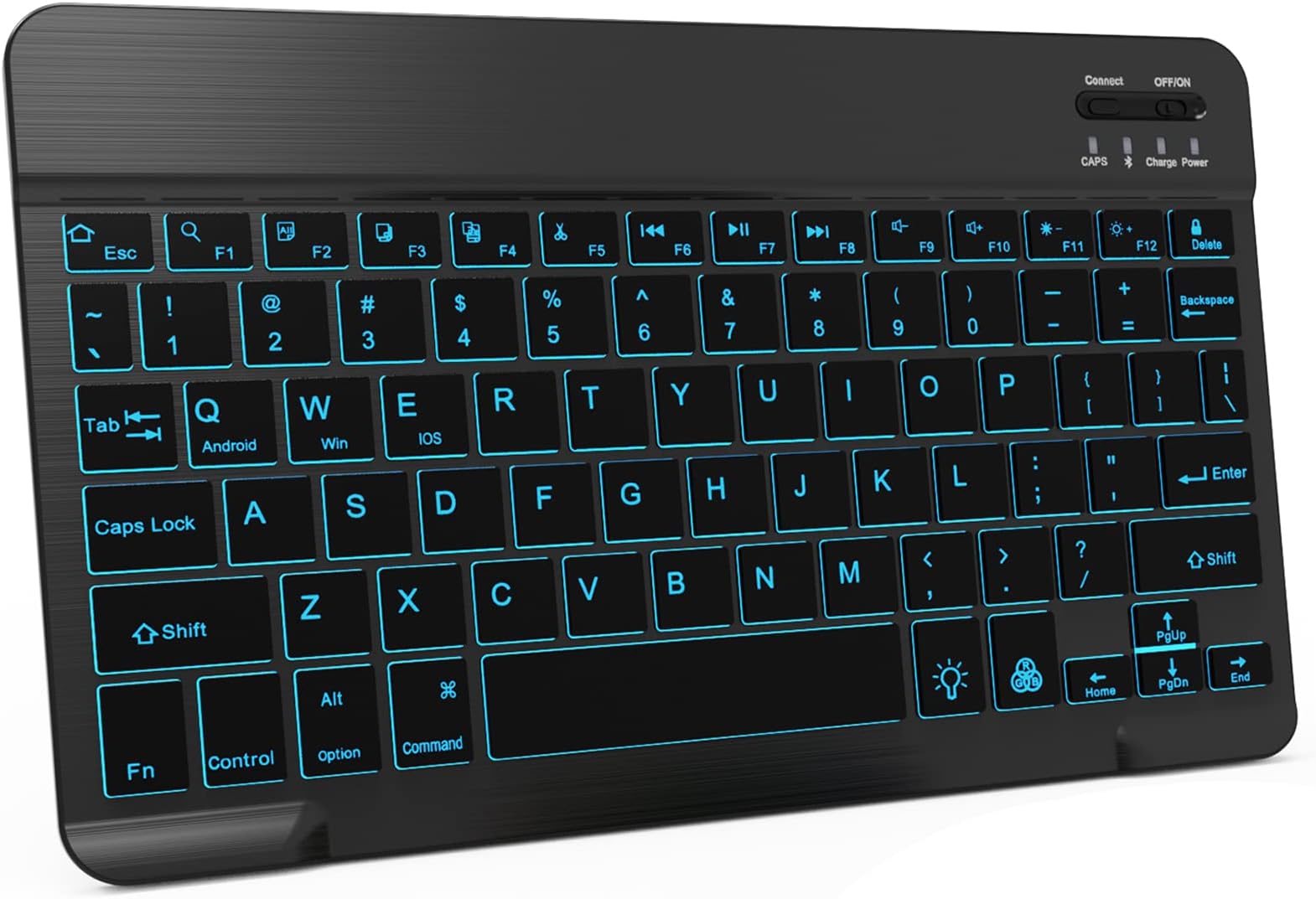 Amazon.com: Ultra-Slim Bluetooth Keyboard Portable Mini Wireless ...