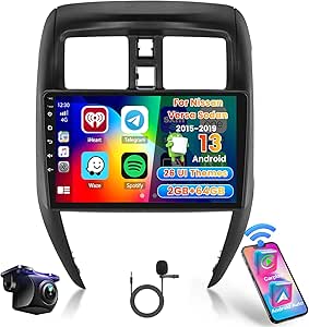 Amazon.com: Car Radio for Nissan Versa Sedan 2015 2016 2017 2018 2019 ...