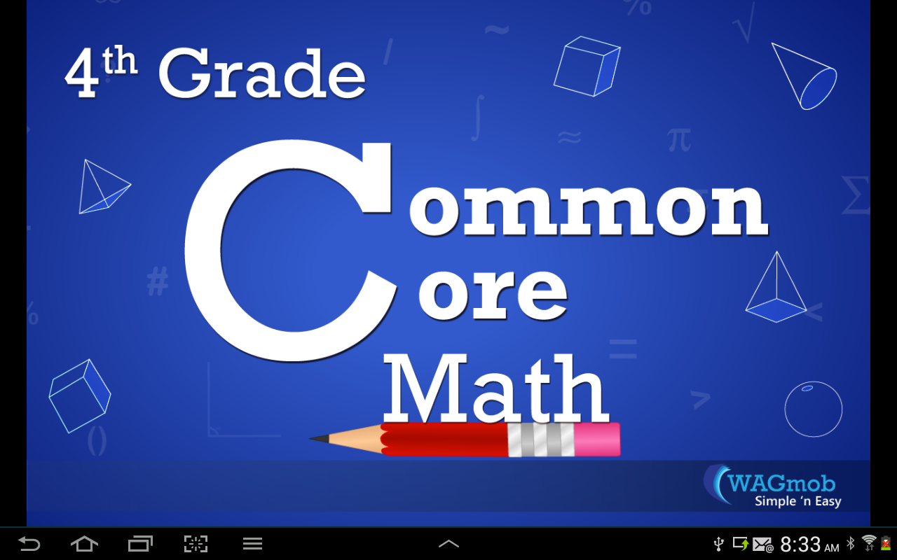 4th Grade Common Core Math - App on Amazon Appstore