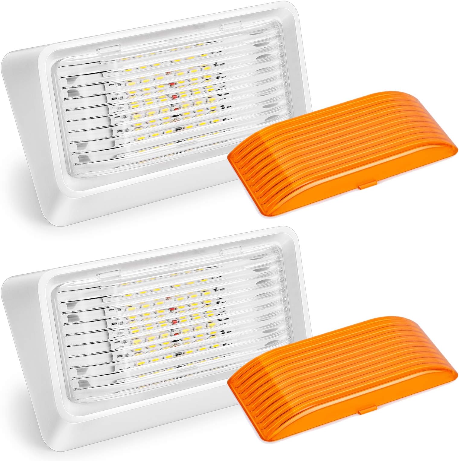 Kohree 2 Packs LED RV Exterior Porch Utility Light 12v RV Outside ...