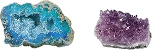 Amazon.com: mookaitedecor Bundle - 2 Items: Blue Angel Aura Quartz ...