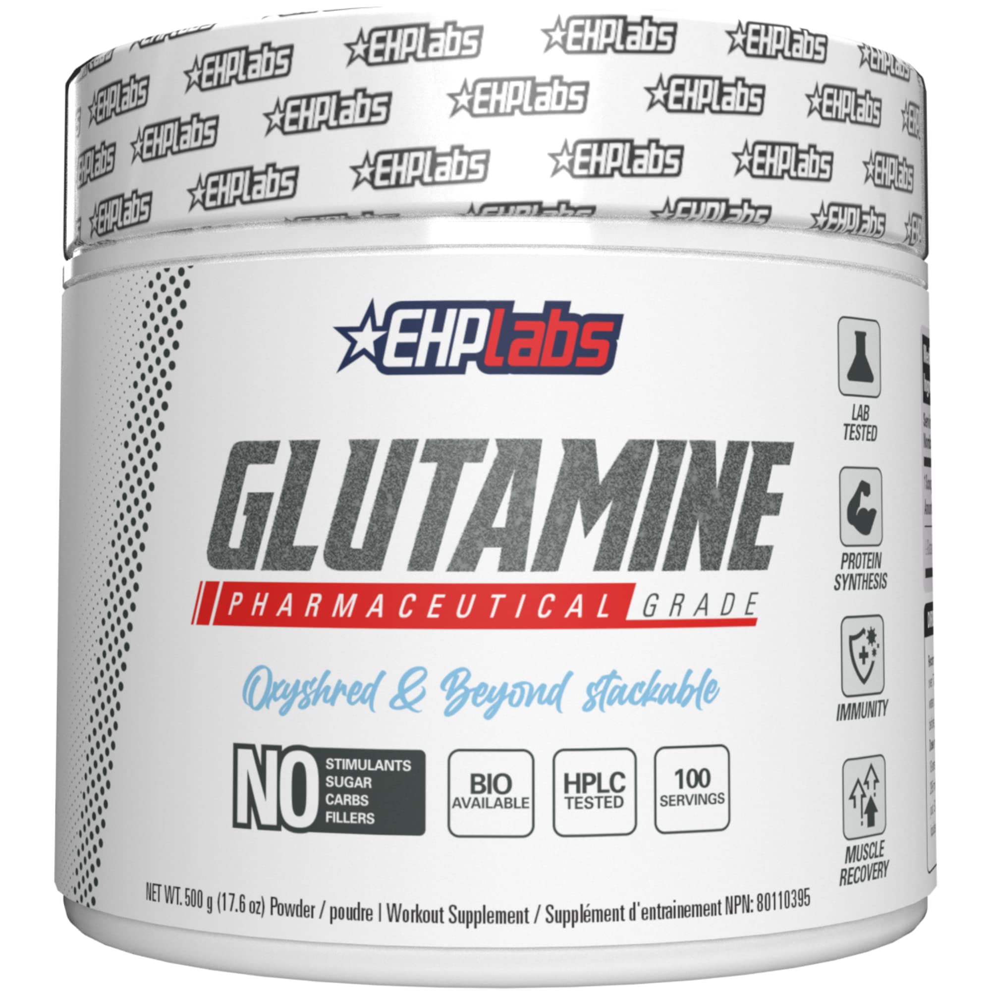 EHP Labs L Glutamine Powder Amino Acids - L-Glutamine Supplement for ...