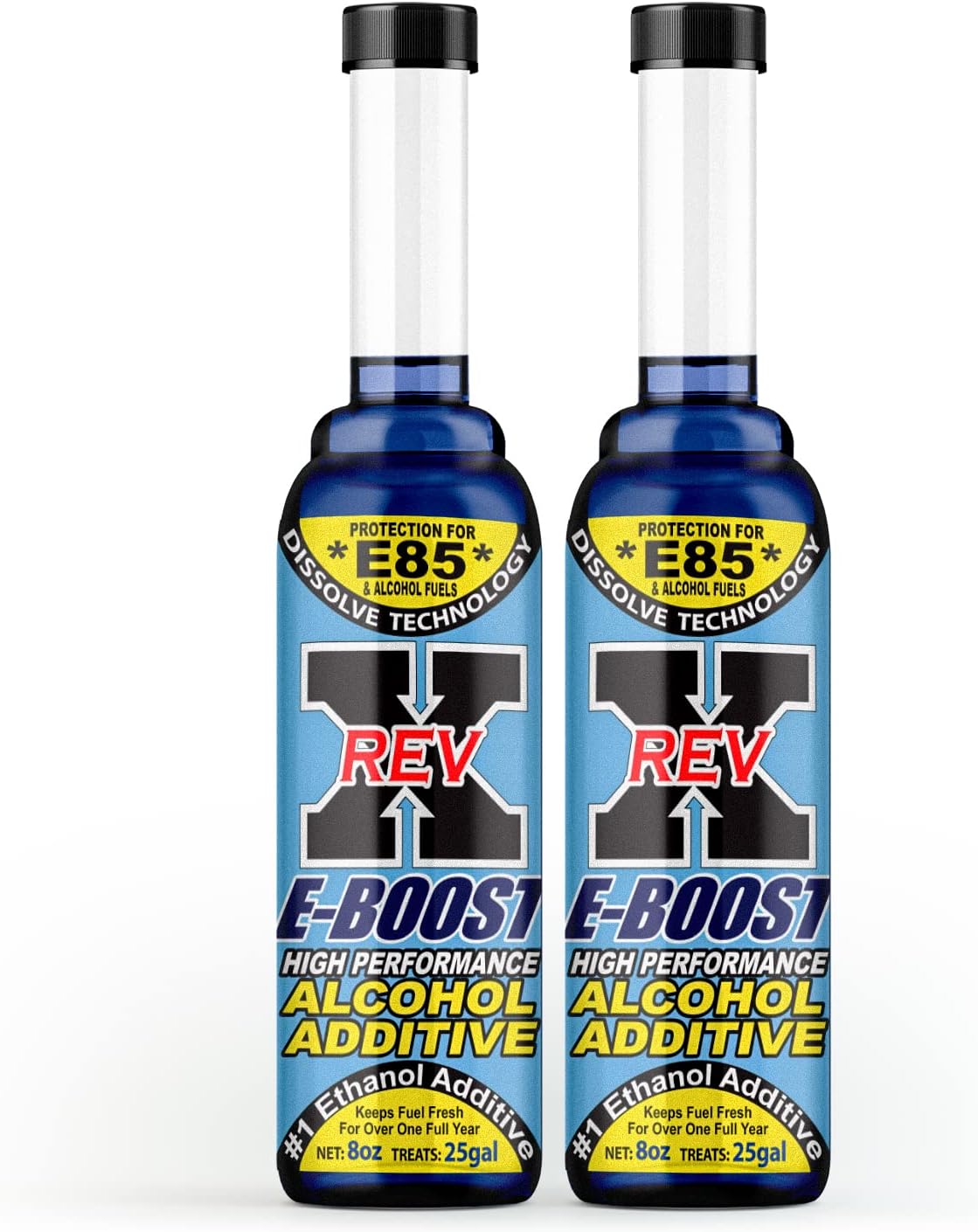 Amazon.com: REV X E-Boost E85 & Alcohol Fuel Additive - 8 fl. oz (2 ...