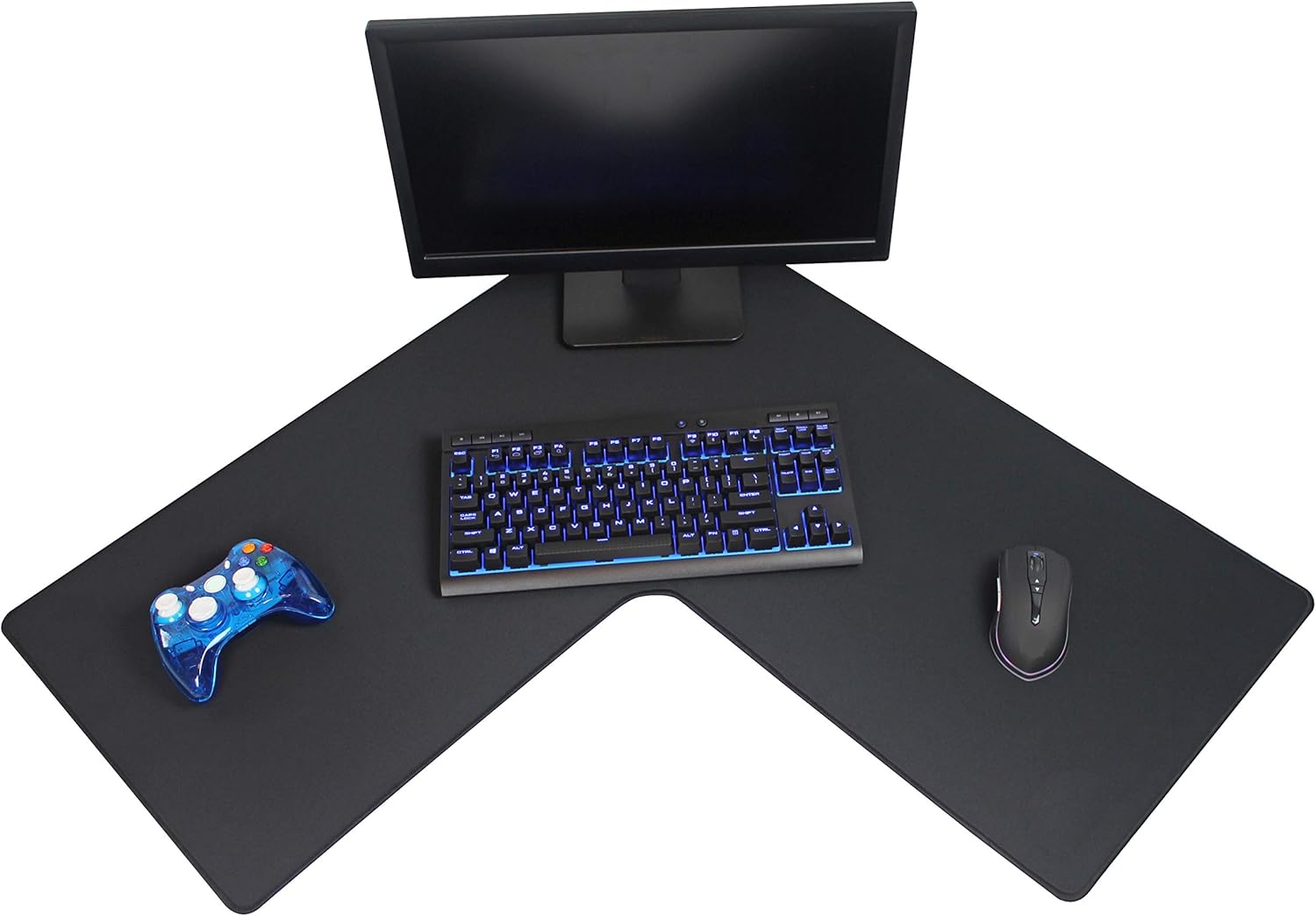 Amazon.com : LPadds L Shaped Mouse Pad - Large, 3mm thickness, Stitched ...