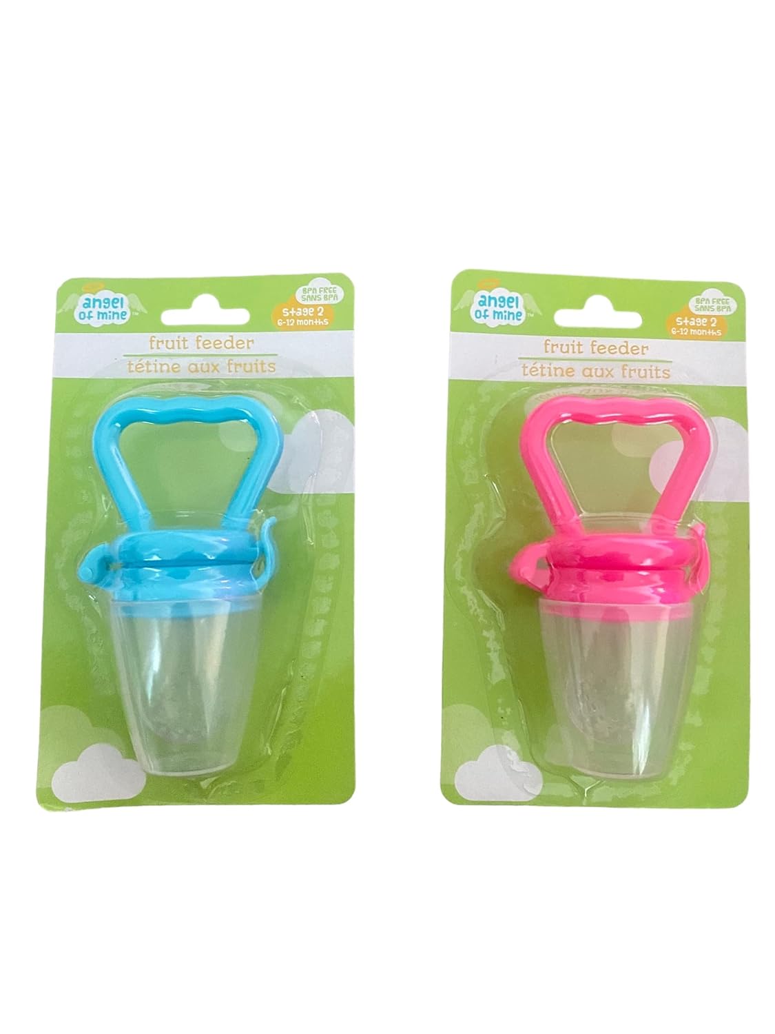 Amazon.com : IESS Set of 2 Baby Fruit Feeder, Pacifier Mesh, Silicone ...