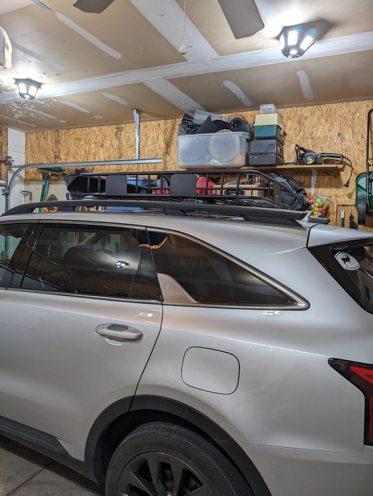 $28/mo - Finance WEIZE 54" x 34" Heavy Duty Roof Rack, Rooftop Cargo ...