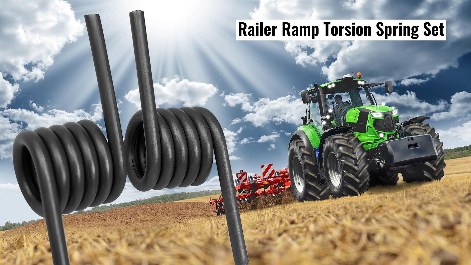 Steel Auto Ramp Set Trailer Ramp Torsion Spring Set - Left/Right Pair ...