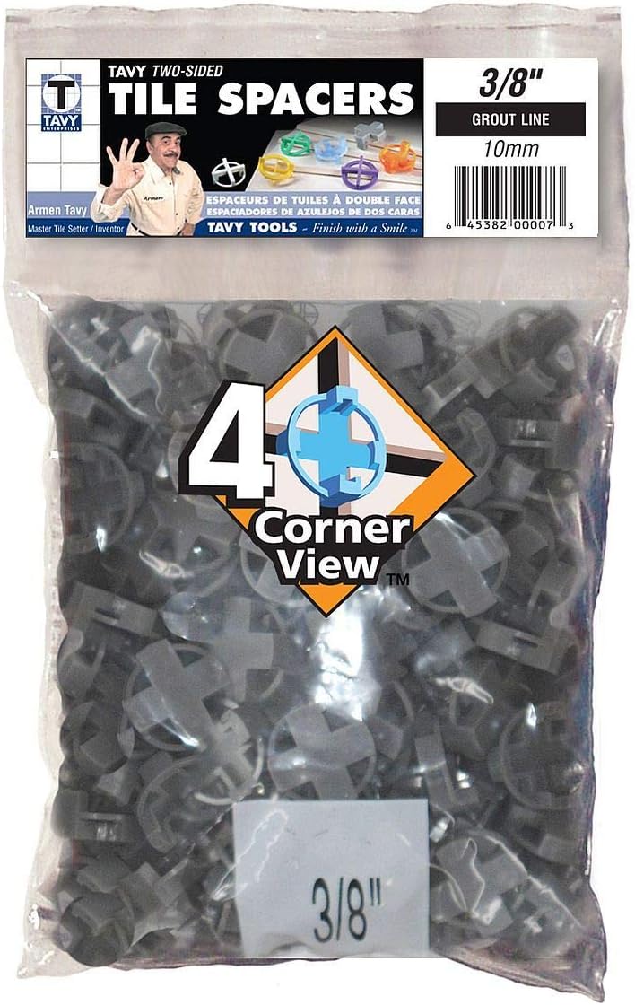 Amazon.com: Tavy 3/8" Gray Tile Spacers (100/Bag)