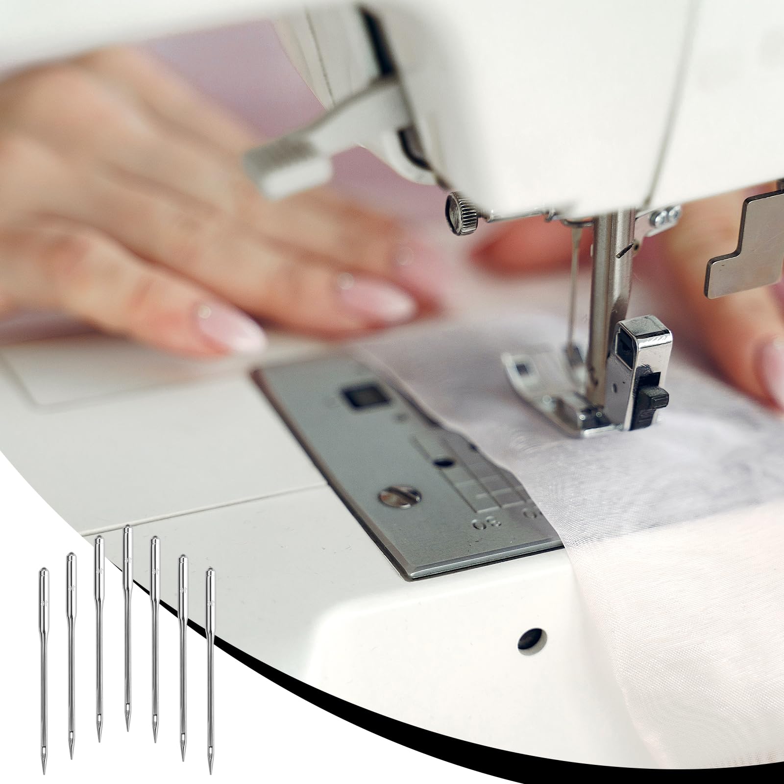 100 PCS Sewing Machine Needles 110/18 Universal Sewing Machine Needle ...