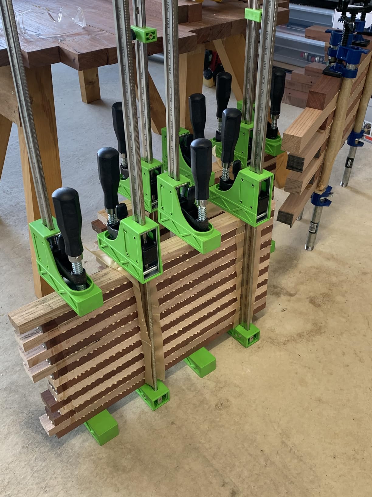 Torquata Set of 4 Heavy-Duty Parallel Clamps 600 & 1000mm Capacity Plus ...