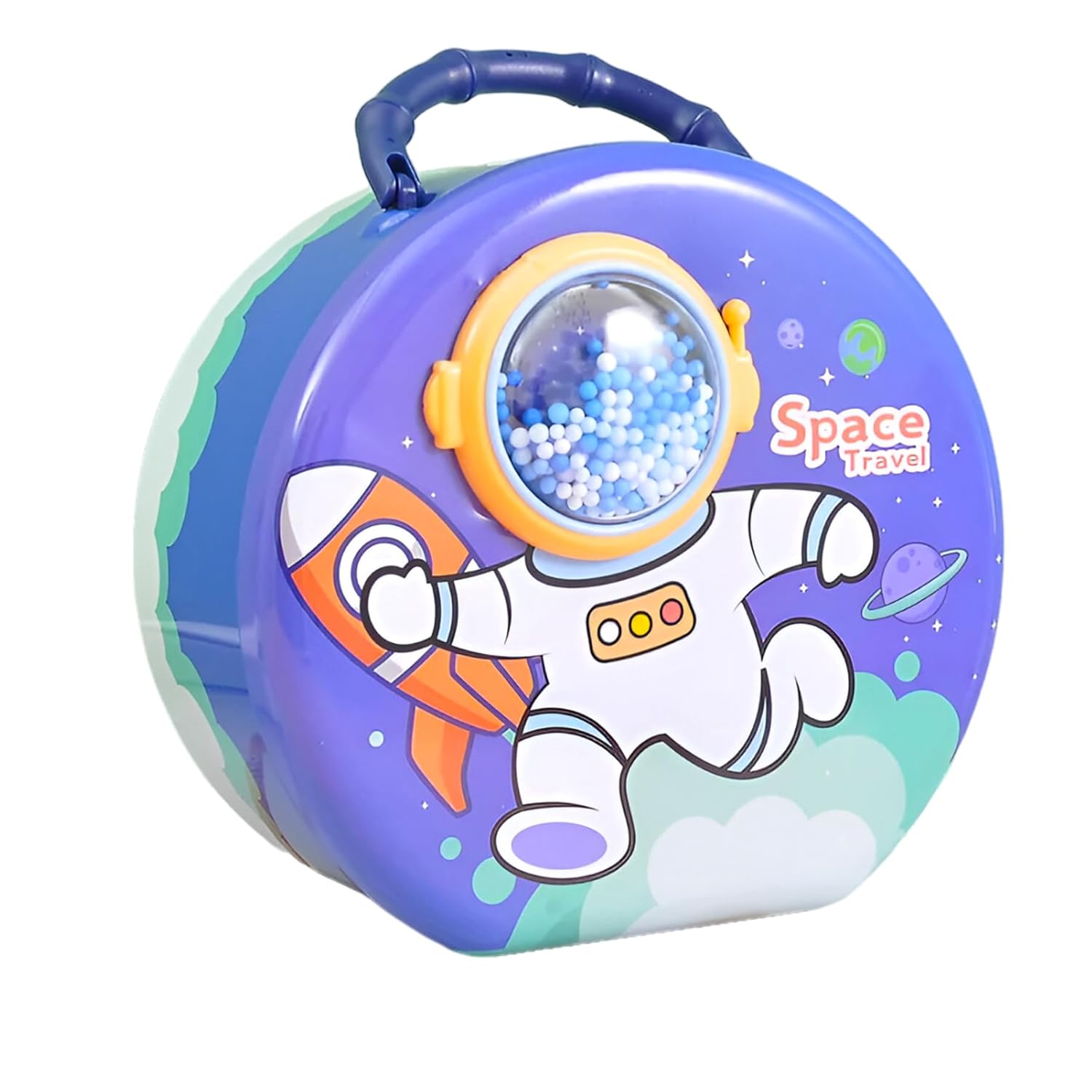 WISHKEY Space Theme Piggy Bank for Kids, Money Saving Container with ...