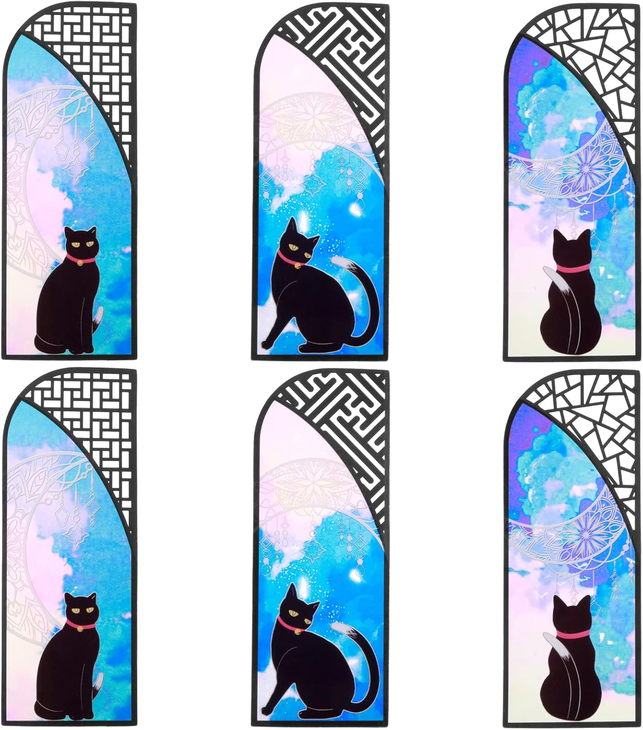Amazon.com: TIESOME 6Pcs Cat Style Bookmarks, Cute Waterproof Bookmarks ...