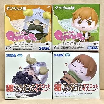 Amazon.co.jp: Dungeon Rice Kyurumi & Manpuku Gochisosa Mascot ...