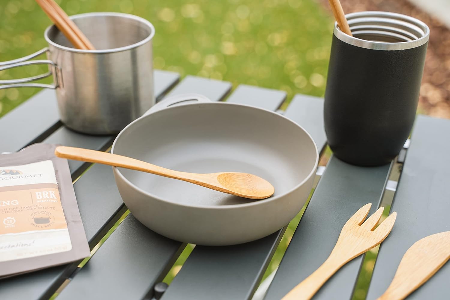 Ware Reusable Bamboo Utensil Set w/Straw, BPA and Phthalate Free ...