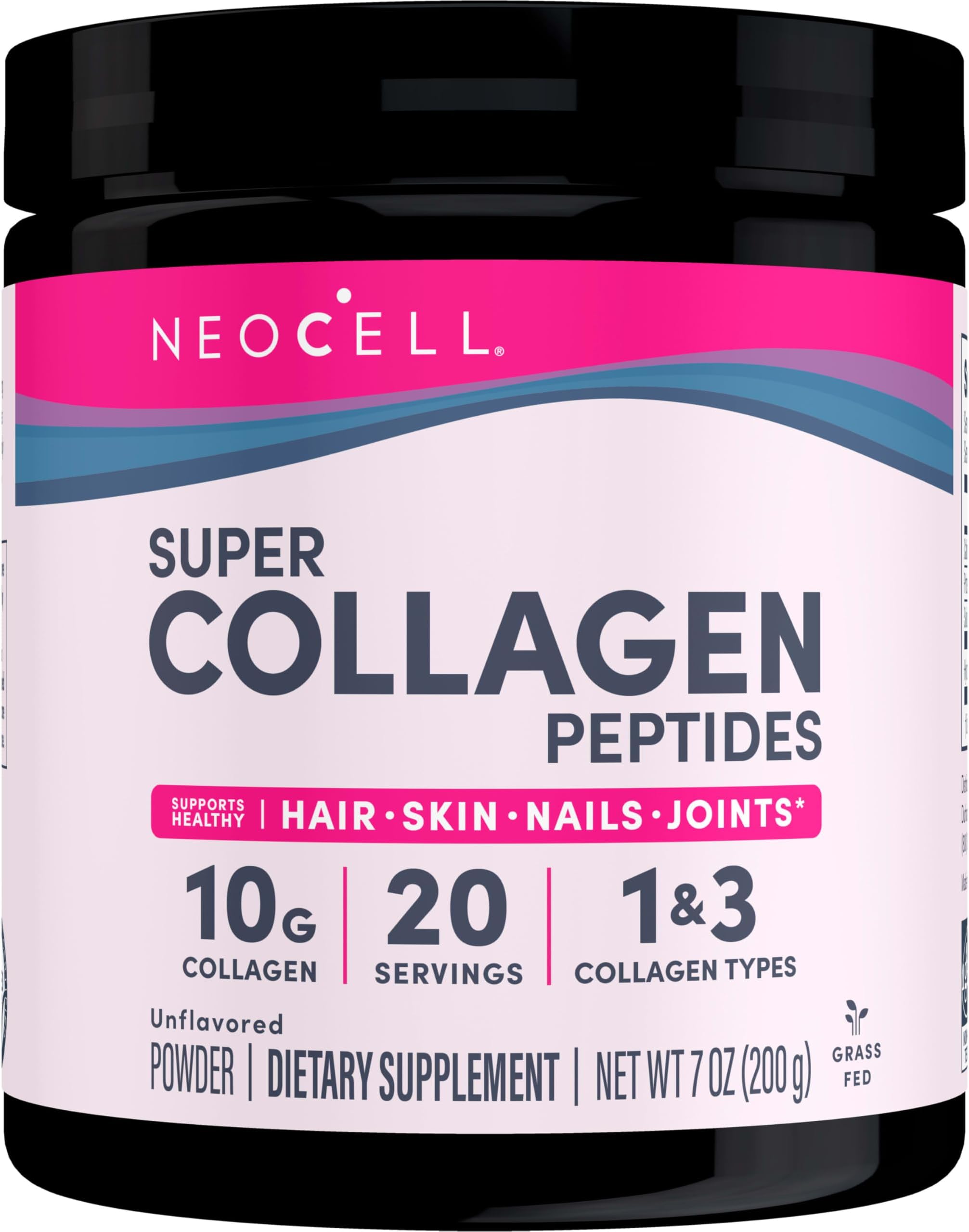 Amazon.com: NeoCell Super Collagen Peptides, 10g Collagen Peptides per ...