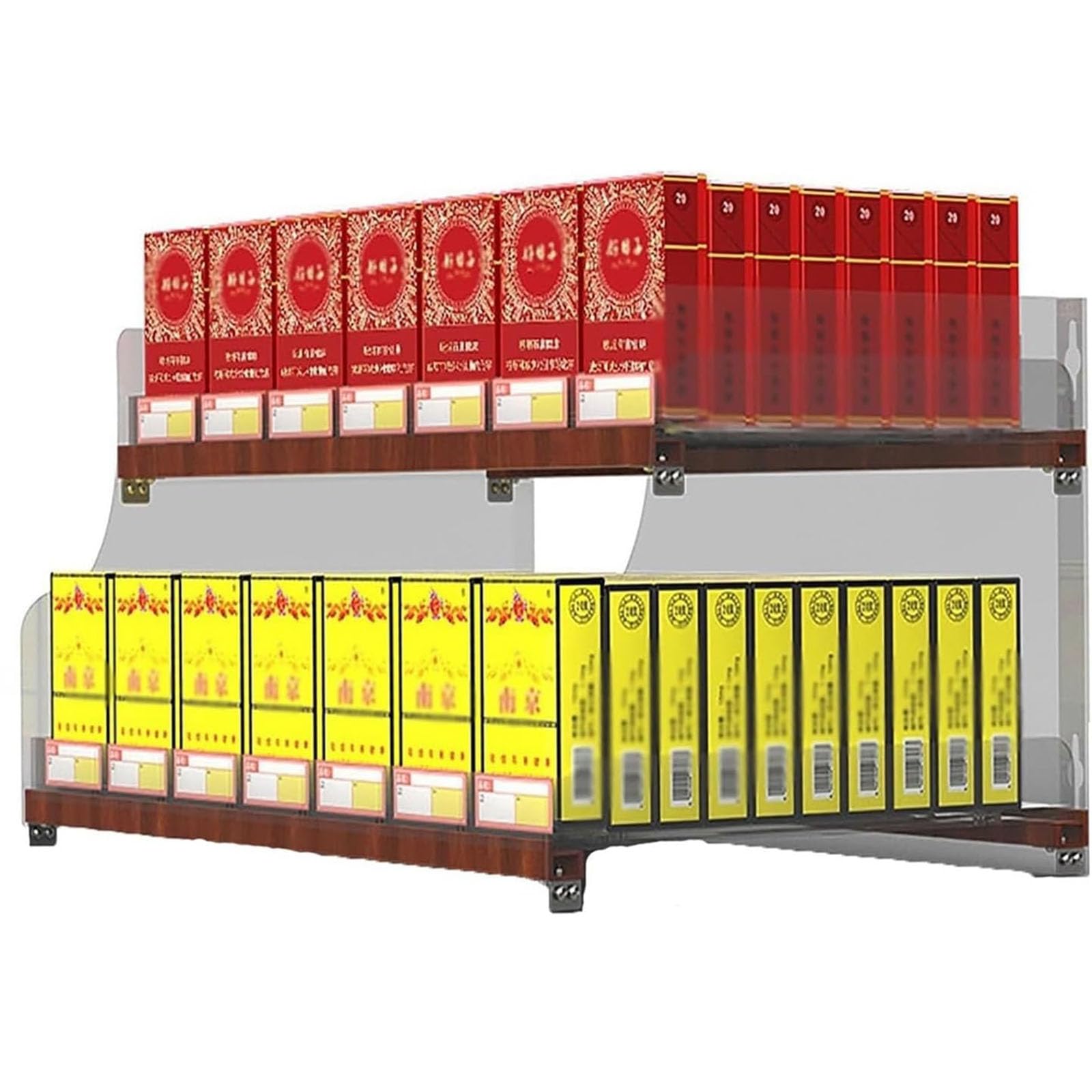 Amazon.com: Cigarette Display Rack Shelf Acrylic Rectangular Countertop ...