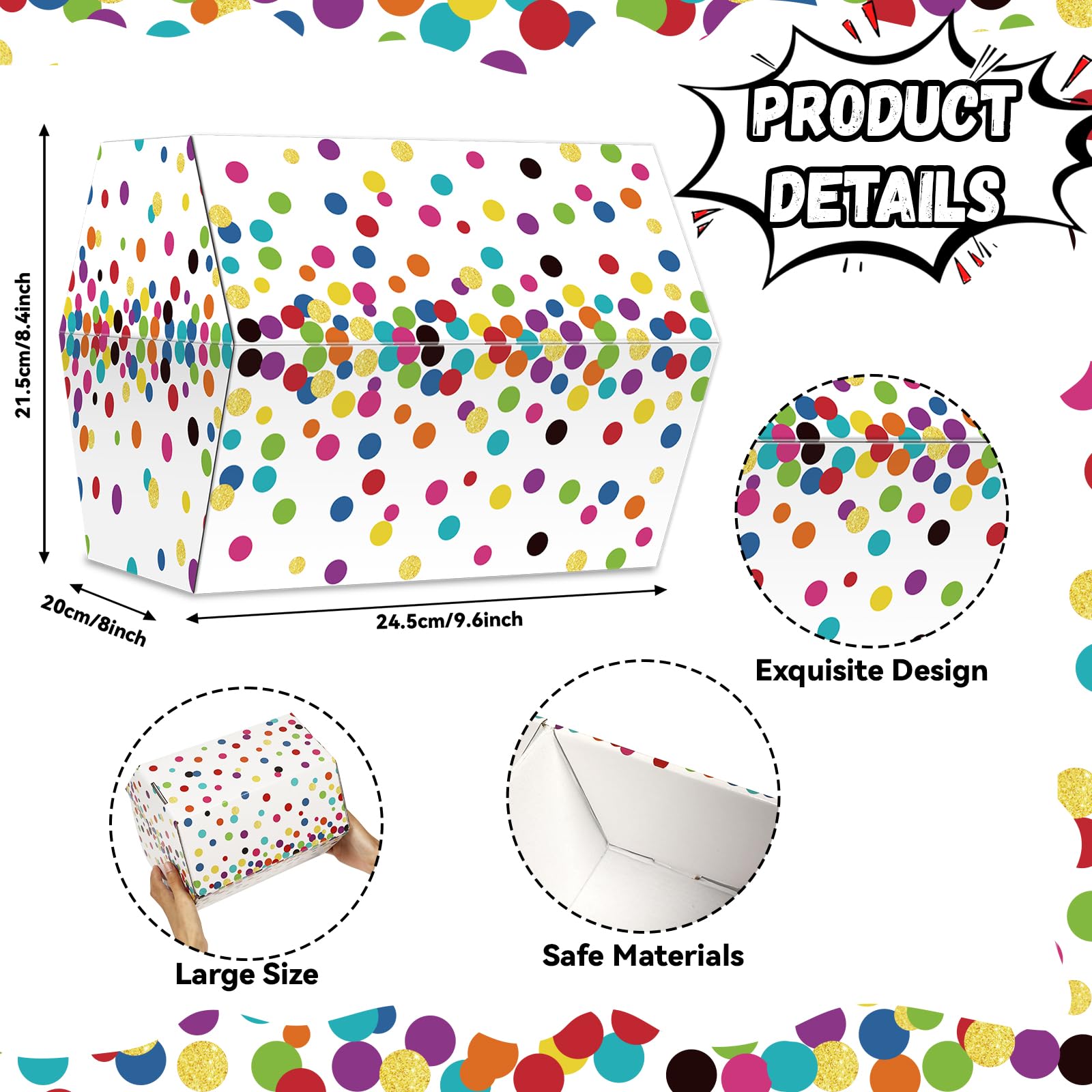 Snapklik.com : Confetti Treasure Chest Box Classroom Decorations ...